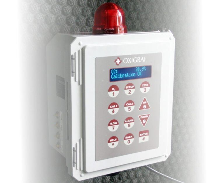Oxygen Monitor for Quantum Computer Helium Laboratory - Oxigraf, Inc.